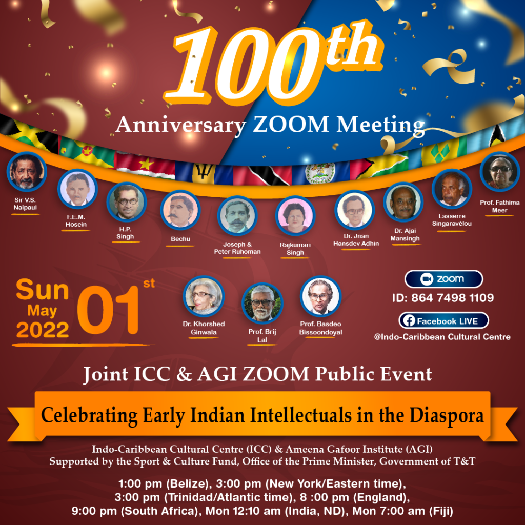 Celebrating Early Indian Intellectuals In The Diaspora Indo Caribbean